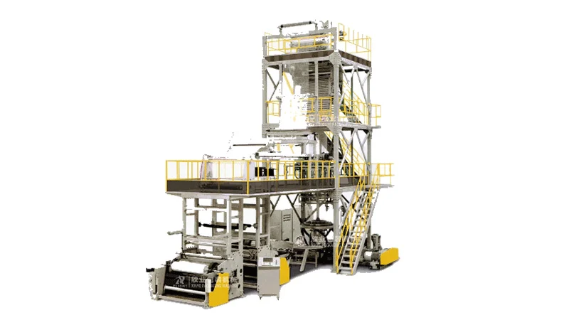 Three to seven layer traction rotating film extrusion machine - China ...